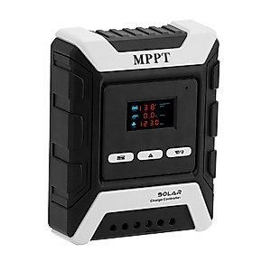 BreeRainz 80 Amp MPPT Solar Charge Controller 12V/24V/48V Auto,80A Solar Panel Regulator Max 80V PV Input,LCD Display Solar Controller for AGM Sealed Gel Flooded/Ternary Lithium/Lifepo4 Battery