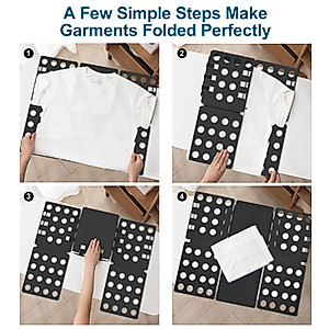 Sealegend Shirt Folding Board Shirt Folder Clothes Folding Board Durable Plastic t Shirts Clothes Laundry folders