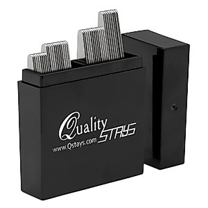 Quality Stays Metal Collar Stays for Men – 40 Collar Stays for Men's Dress Shirts - 4 Sizes