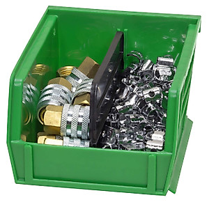 Akro-Mils 40210 Lengthwise Plastic Divider for 30210 AkroBin Storage Bins, Black, (6-Pack)