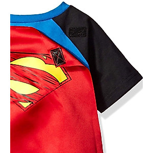 Warner Bros. Toddler Boys Superman Cape T-Shirt Set Blue 3T