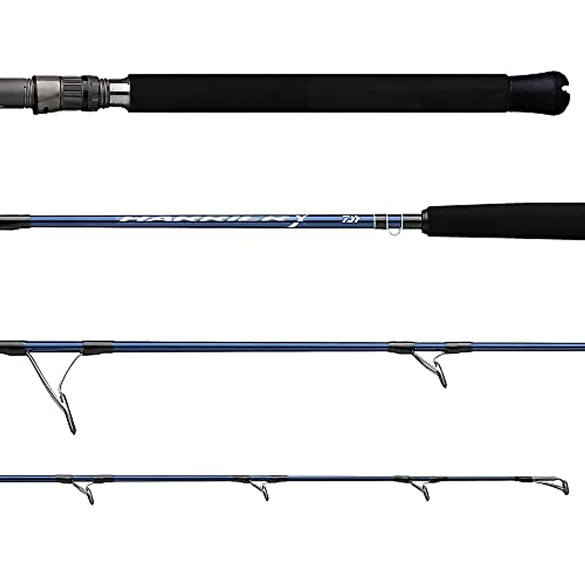 Daiwa HRX70MHS Harrier-X Jigging Series, Sections= 1, Line Wt.= 50-100, Lure Weight= 80-200G