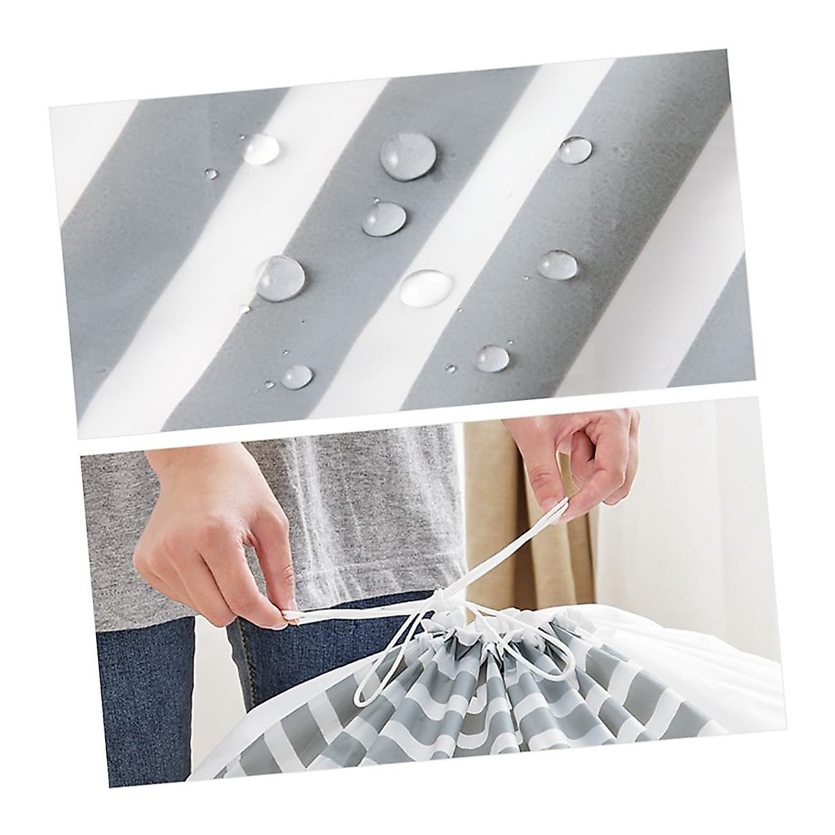 Ciieeo Laundry Organizer Quilt Storage Bag Drawstring Finishing Bag Clothing Laundry Bag