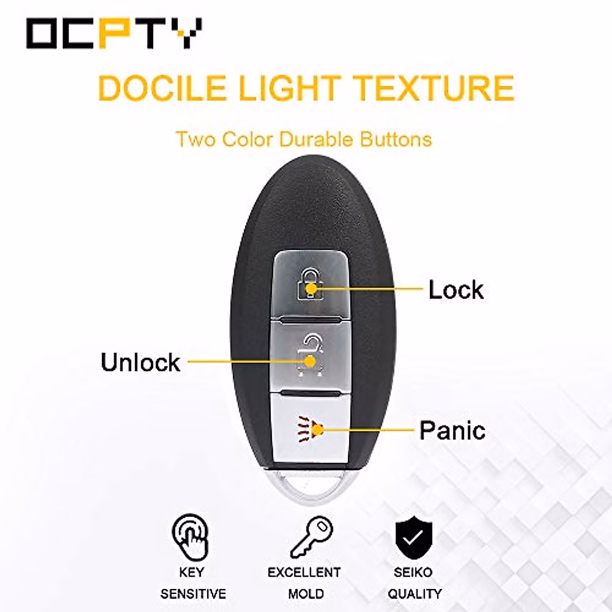 OCPTY 1 X Flip Key Entry Remote Control Key Fob Transmitter Replacement for 02 03 04 05 06 07 08 09 10 11 12 13 14 15 16 for Infiniti for Nissan 1.6L 1.8L 2.0L 2.4L 2.5L CWTWB1U415 3 Buttons 315 Mhz