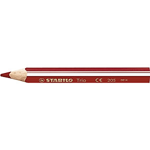 STABILO Trio Thick Colored Pencil Short Set, 12-Colors, Multicolour (205/12-01)