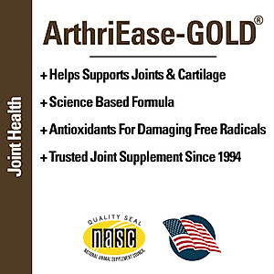 Vet Classics ArthriEase-Gold Joint Support for Horses - Powder Health Supplement for Horses – Alleviates Aches and Discomfort – For Flexibility, Healthy Joint Function – Antioxidants 2 lb. 4 Oz.Powder