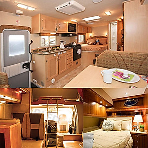 HRYSPN 4PCS BA15S LED bulb p21w 12V 24V, 1141 LED Bulb Bayonet Single Contact Base for RV Camper Trailer Boat Trunk Interior Lights, Warm White 3000K