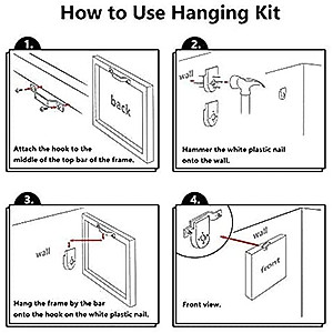 NATVVA 3 Pieces Canvas Print Set Goals,Say Prayers,Work Hard Poster Painting Inspirational Pictures Office Wall Art Gifts Artwork Wall Decor for Office Home Decor with Inner Frame