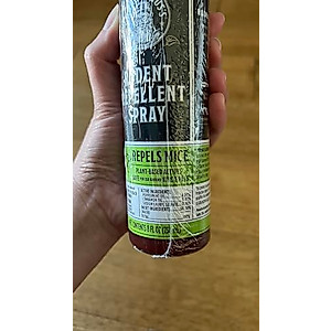 Grandpa Gus's Mouse Rodent Repellent, Peppermint & Cinnamon Oil Formula, Repels Mice & Rats from Nesting, Chewing in Homes/RV, Boat/Car, Storage & Wiring, 8 Oz RTU Spray
