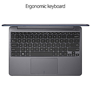 ASUS VivoBook L203MA Ultra-Thin Laptop, Intel Celeron N4000 Processor, 4GB LPDDR4, 64GB eMMC, 11.6” HD, USB-C, Windows 10 in S Mode (Switchable to Pro), L203MA-DS04, One Year of Microsoft Office 365