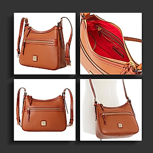 Dooney & Bourke Handbag, Pebble Grain Presley Crossbody - Clementine