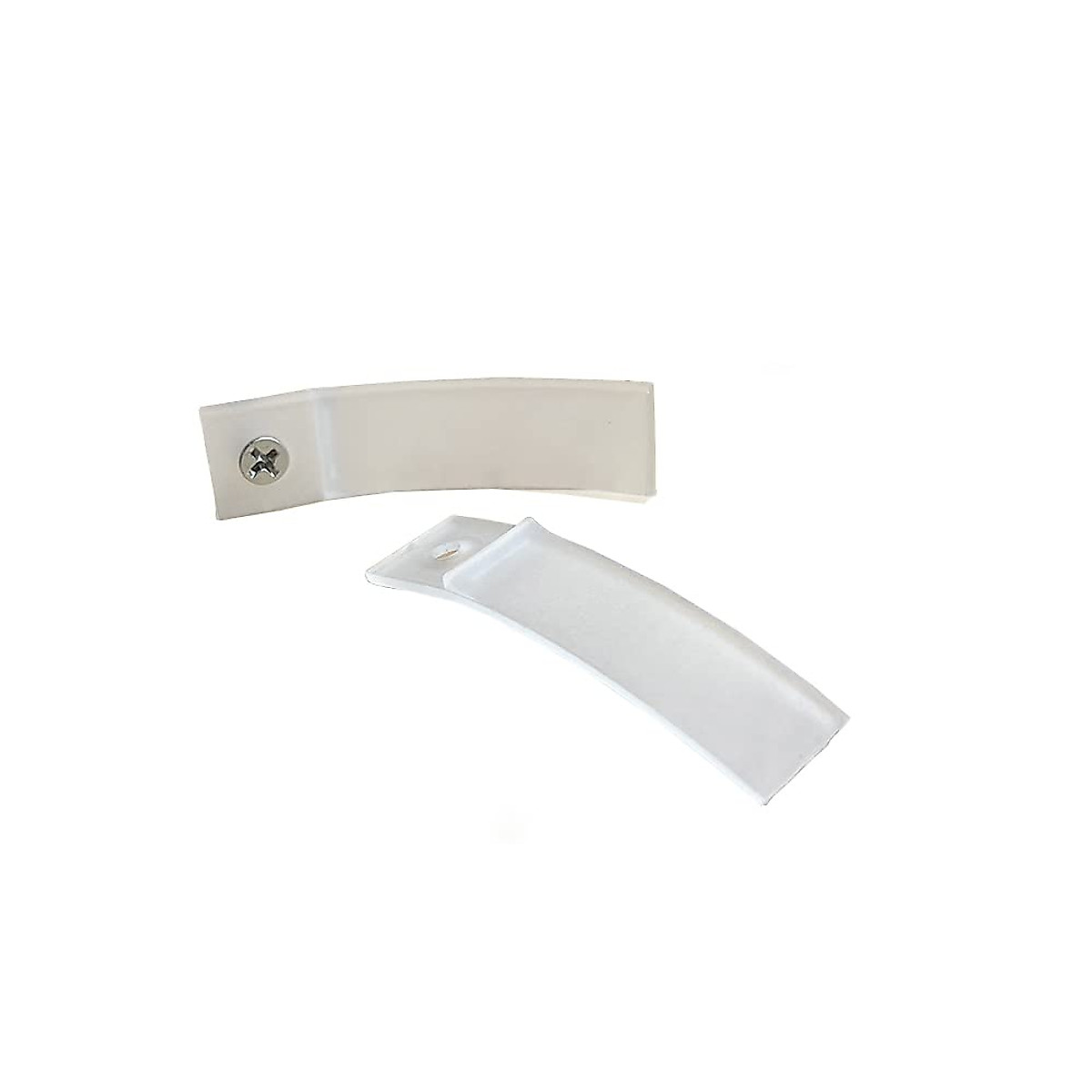 LLERRA Hard Plastic Drawer Stops with Screws, Clear Non-Slip Drawer Stop Hardware Replacement for Dresser Drawers (10) LLDS-1020 DS-12