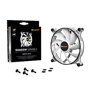 be quiet! Shadow Wings 2 140mm PWM Low Noise Cooling Fan | White | BL091