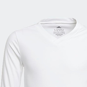 adidas unisex-child Team Base Tee White Small