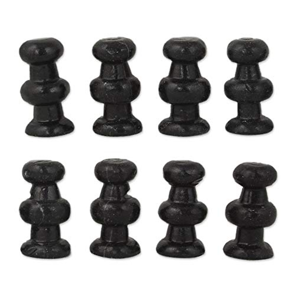 NOVICA Handcrafted Marble Chess Set, Grey and Black, Check in Gray'