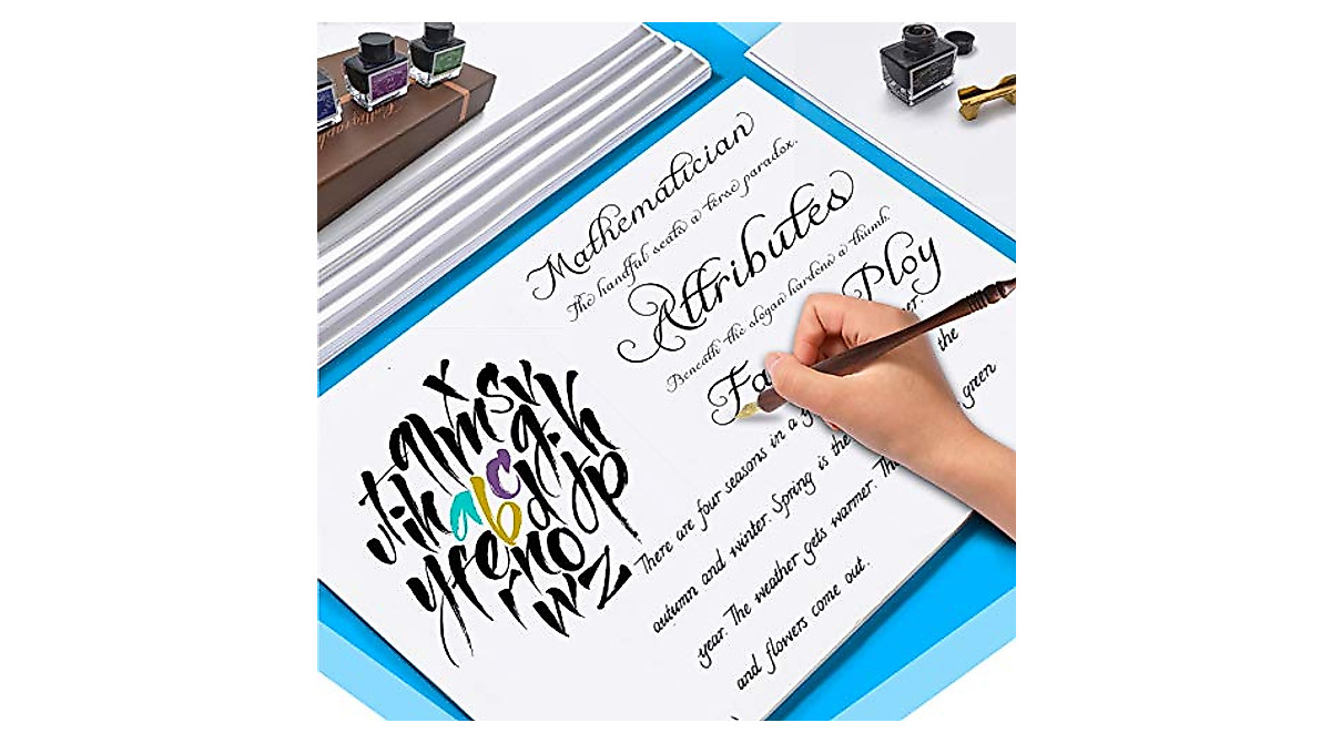 ASXMA Wooden Calligraphy Pen Set - Perfect for Artists & Beginners