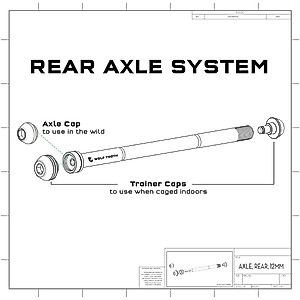 Wolf Axle Rear Thru Axles for Mountain Frames and Forks