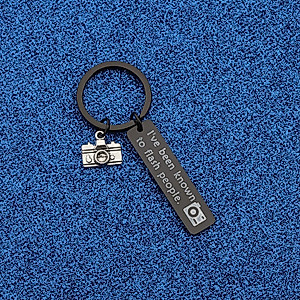 WUSUANED Photographer Keychain With Camera Charm I Flash People Gift For Photographer