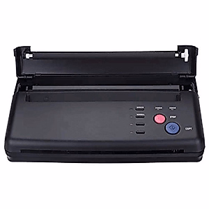 Tattoo Transfer Stencil Printer Machine with 10 Thermal Tattoo Kit Copier Printer Tattoo Transfer Stencil Paper Tattoo Stencil Printer Machine for Tattoos Supply