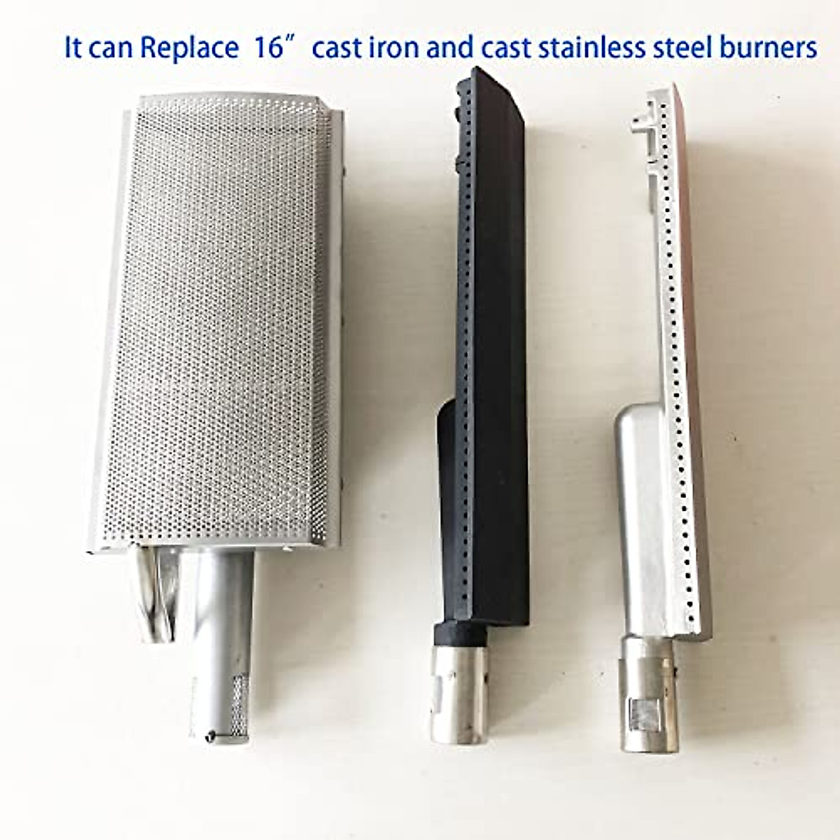 Ceramic Infrared Searing Burner Replacement for Many Gas Grills Such as Blaze Grill Lion Premium Grills, Replace 16" Cast Iron Cast Stainless Steel Burner