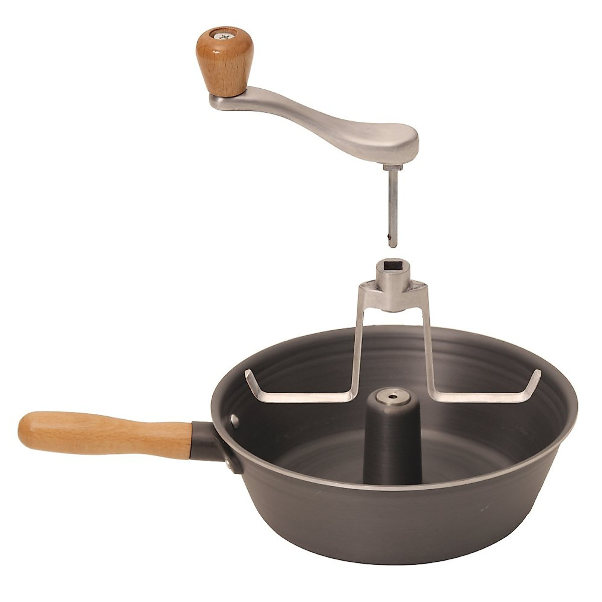 Kitchen Crop 10In. Nut Roaster Pan, Gray, Small
