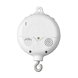 SAMYO Baby Crib Baby Bedding Battery-Operated Musical Mobile Rotary Music Box Plays 35 Tunes Volume Adjustable (Without Arm)