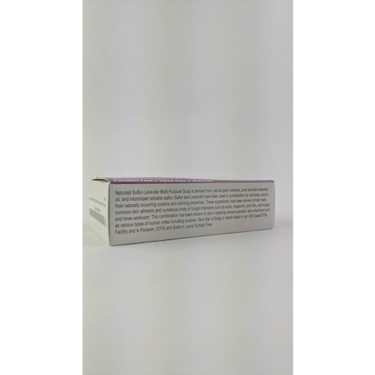 Naturasil 10% Sulfur Lavender Soap Bar Natural Skin Treatment for Acne, Bug Bites, Warts Treatment, Viral Bumps, Nodes & Itching | for Kids & Adults |113 grams