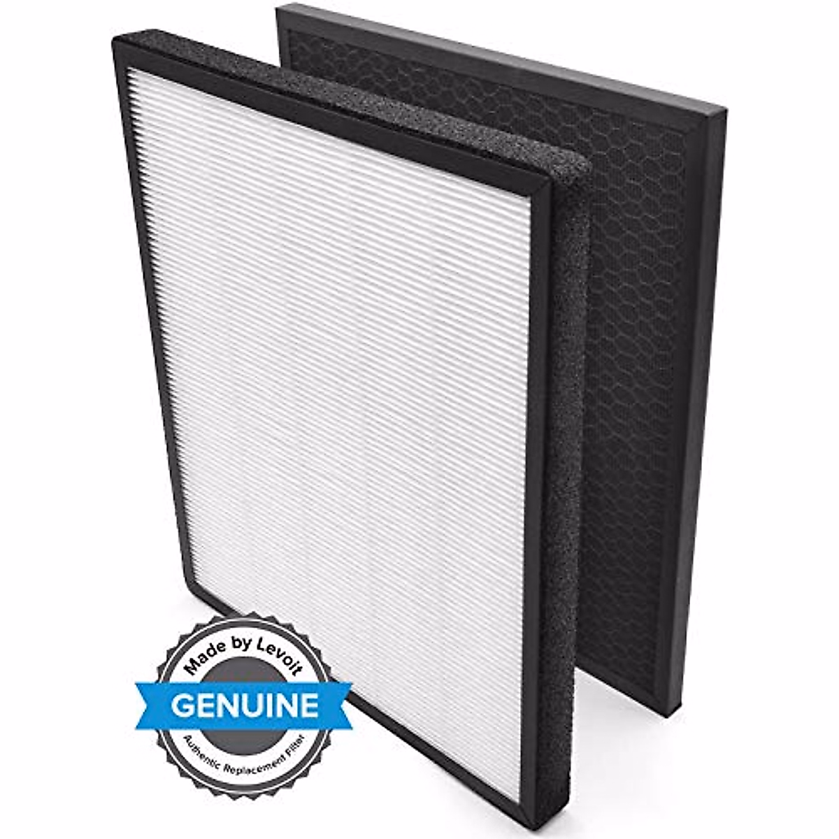 LEVOIT Air Purifier for Home Bedroom, H13 True HEPA Filter for Extra-Large Room, LV-PUR131 & Air Purifier LV-PUR131 Replacement Filter, True HEPA & Activated Carbon Filters Set, LV-PUR131-RF