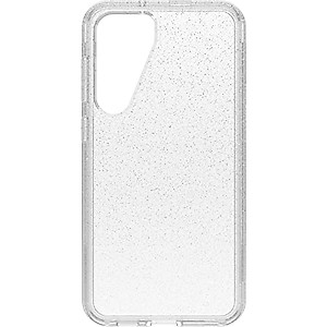 OtterBox Galaxy S23+ Symmetry Series Case - STARDUST (Clear/Glitter), ultra-sleek, wireless charging compatible, raised edges protect camera & screen