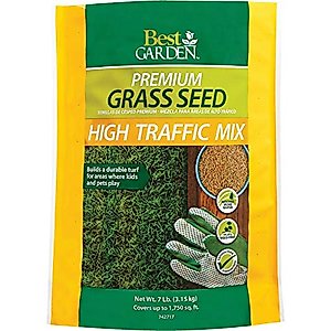 Best Garden 7 Lb. 3000 Sq. Ft. Coverage High Traffic Grass Seed - 1 Each