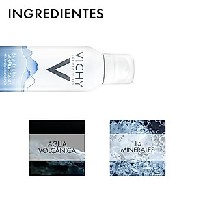 Vichy Laboratories Mineralizing Thermal Water, Hydrating Mineral Rich Facial Spray with Antioxidants to Soothe and Protect Skin, 10.1 Fl Oz (Pack of 1)