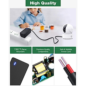 JOVNO 12V 1.5A Power Supply Adapter 100-240V AC to DC 12volt 18W 1amp 500mA 250mA Power Converter with 5.5x2.5mm Tip for Yamaha Piano 5050 WS2811 LED strip light Camera CCTV Security System Routers