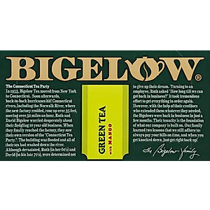 Bigelow Tea Green Tea with Mango, 20 ct