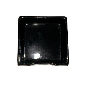 Rae Dunn NOTE TO SELF Post it Holder - Black inside - Ceramic - Office desk organizer