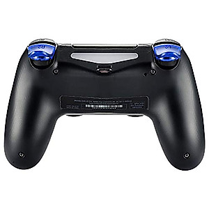 eXtremeRate Clear Blue 2 Pairs L2 R2 Buttons Extention Trigger for PS4 Controller, Game Improvement Adjusters Extenders for PS4 Controller JDM-030