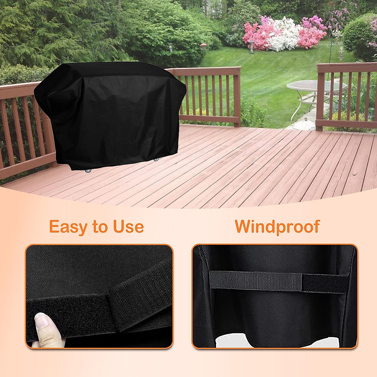 Griddle Cover for Blackstone 28 inch Griddle with Hood Double Shelf, 5483 Grill Cover for 1883 1785 1924 2086 2146 2147, Heavy Duty Waterproof 600D Polyester Flat Grill Griddle Cover