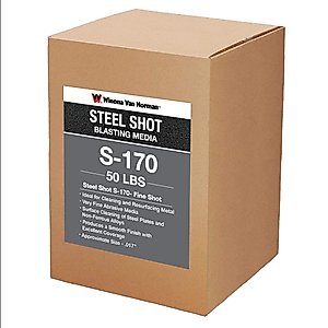 Steel Shot S-170 - Blasting Media - Fine Shot Size (50lb)