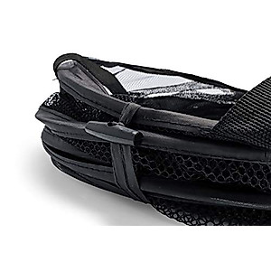 Camco Pop Collapsible Mesh Hamper Basket with Handles-Easy to Store and Clean, Perfect for Travel, Dorms, and More, Minimizes Moisture Caused Laundry Odors-Black (51977)