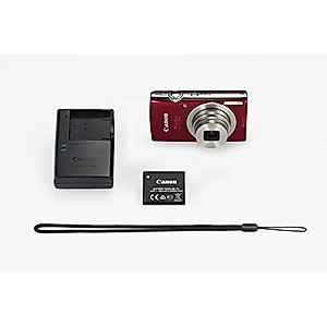 Canon PowerShot ELPH 180 Digital Camera w/Image Stabilization and Smart AUTO Mode (Red)
