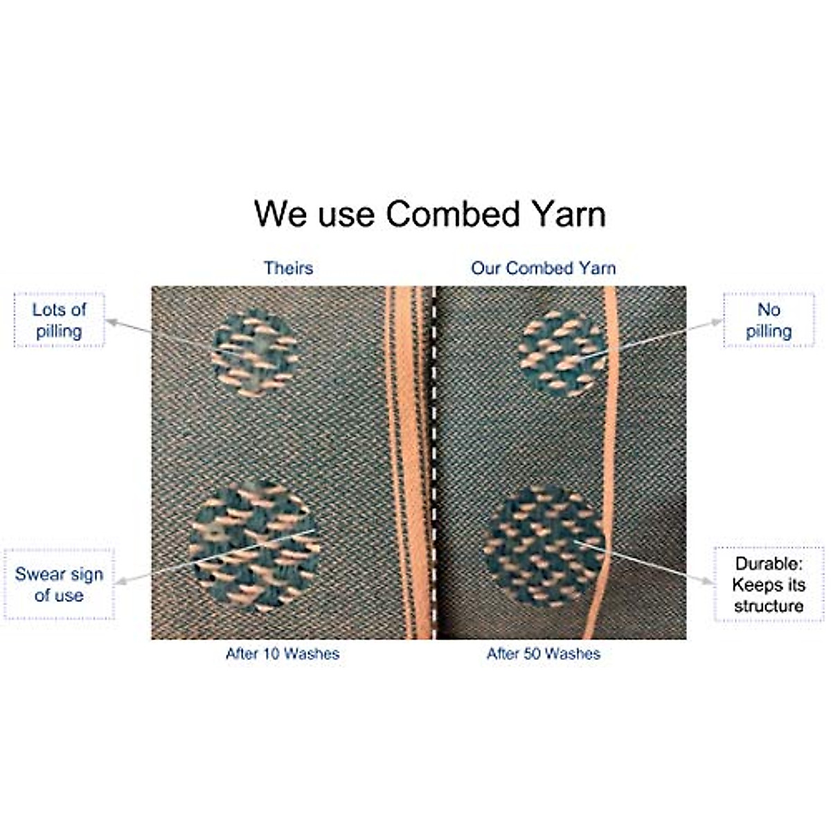 Bersuse 100% Cotton Anatolia Turkish Hand Towel - 23x43 Inches, Black