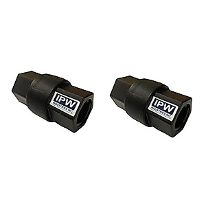 IPW Industries Inc - SMC (6870090) 687 Series PVC NSF Check Valve ; 3/4"FNPT x 3/4"FNPT Buna - 2 Pack