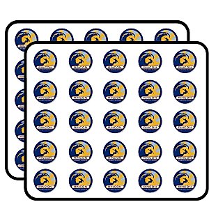 Round Surfer On Wave Rincon Puerto Rico - Surfing i surf Retro Sticker for Scrapbooking, Calendars, Arts, Kids DIY Crafts, Album, Bullet Journals 50 Pack