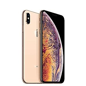 Apple iPhone XS Max, US Version, 64GB, Gold - GSM Carriers (Renewed)