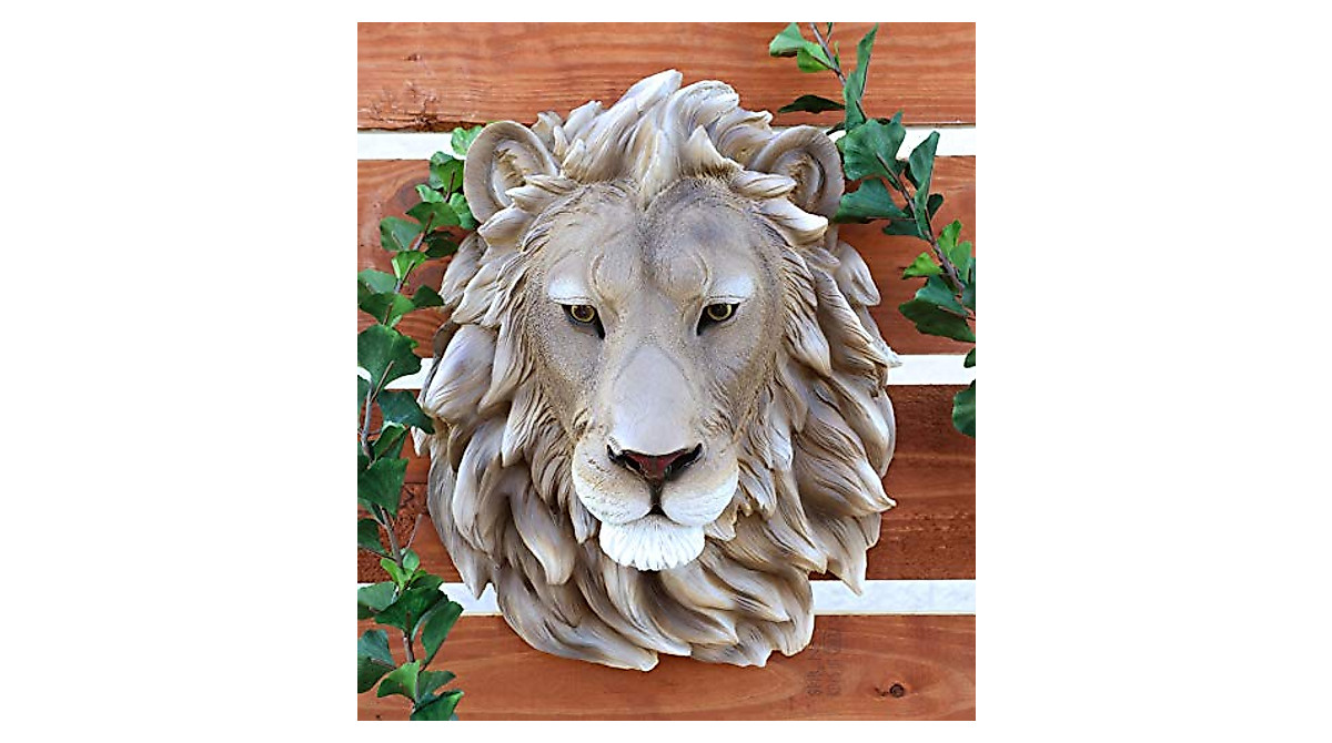 Mufasa Lion Head Wall Decor - Regal African Wildlife Art