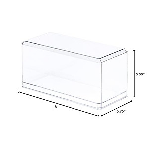 Pioneer Plastics 1/32 Clear Plastic Display Case - Stackable