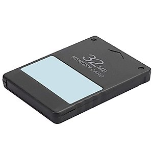 Ymiko Memory Card 8M/16M/32M/64M MCboot Memory Card Game Data Saver for PS2 Console (32M)