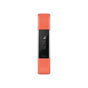 Fitbit Alta HR Activity Tracker Heart Rate Fitness Wristband Small Coral (Renewed)