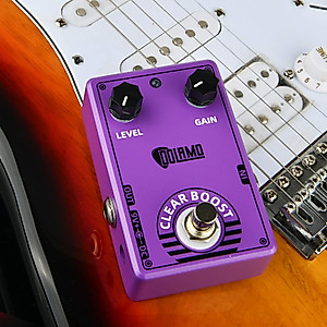 Dolamo Clear Boost Guitar Pedal, Boost Effect Pedal for Guitar,with Effective Level and Gain Control