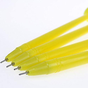 Yellow Duck Creative Expression Gel Ink Pen Cute Kawaii Black Writing Pens Black Ink Gel Pen Party Gift Gel Ink Pens Funny School Stationery Office Supplies(8PCS)