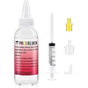 Printers Jack Printhead Cleaning Kit Nozzle Solution for Brother HP Officejet 8610 8600 8620 6600 5520 6500 6700 Canon Pro 10 Pro 100 MX922 Brother MG7120 MG6320 Inkjet Printers